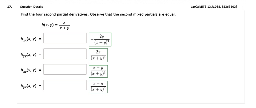 SOLVED: May someone show the steps for this problem step by step? Thank ...