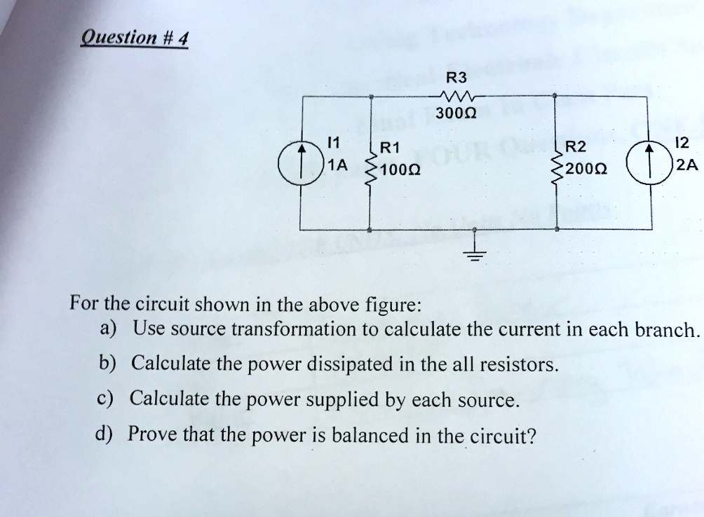 SOLVED: Ouestion # 4 R3 300 11 1A LR1 100 R2 200 12 2A For the circuit ... SOLVED: Ouestion # 4 R3 300 11 1A LR1 100 R2 200 12 2A For the circuit ...