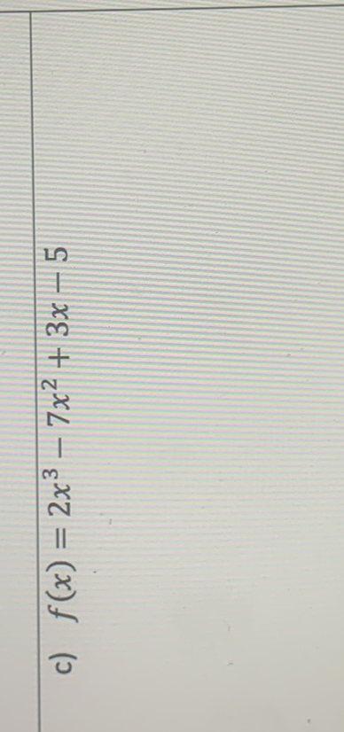 SOLVED C F x 2 X 3 7 X 2 3 X 5