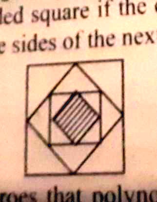 SOLVED: The area of the largest square in the figure is 144 sq. units ...