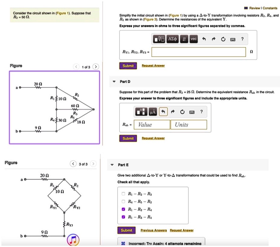 Review | Constants Consider the circuit shown in (Figure 1). Suppose ...