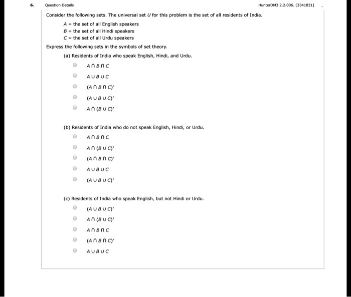 SOLVED: Qusstion Details HunterDM] 2 200t 0JH10JI] Consider tne ...