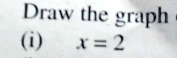 SOLVED: Draw the graph (i) 1=2