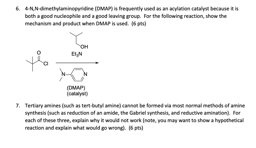 4 nn dimethylaminopyridine dmap is frequently used as an acylation ...