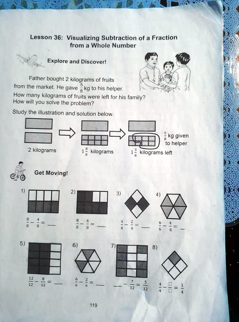 Lesson 36: Visualizing Subtraction of a Fraction from a Whole Number ...