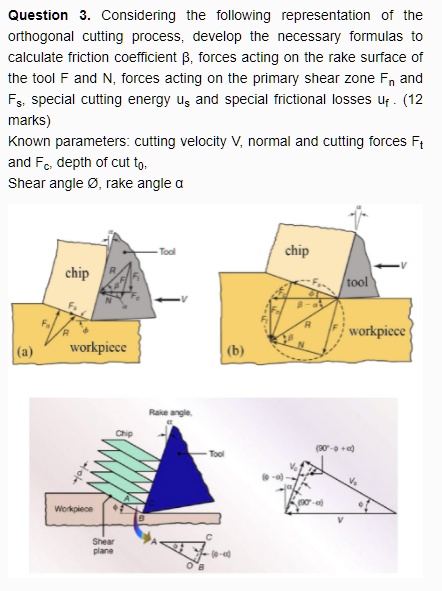 Question 3 Considering The Following Representation Of The Orthogonal
