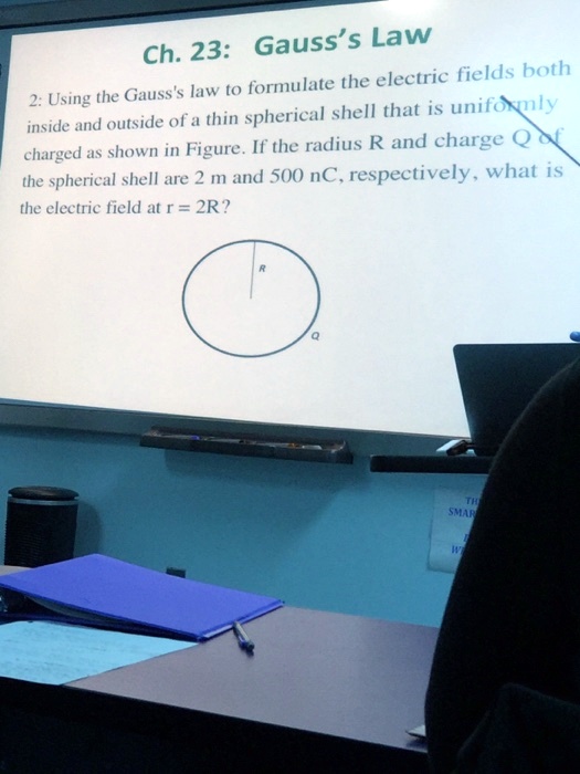 SOLVED:Ch. 23: Gauss' $ Law formulate the electric fields both 2: Using ...