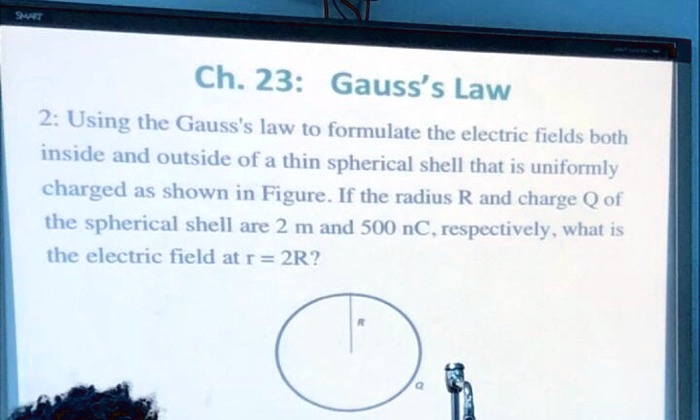Ch. 23: Gauss's Law 2: Using the Gauss's law to formulate the electric ...