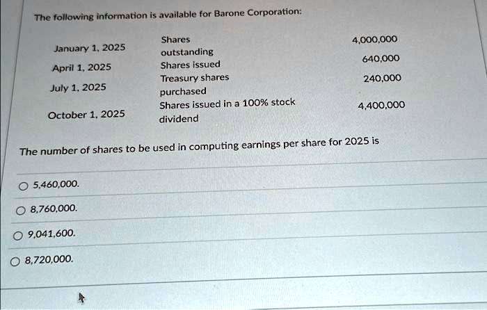 SOLVED: please help asap ty! 41 The following information is available ...