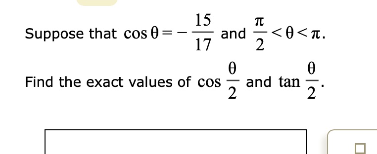 SOLVED: 15 TT Suppose that cos 0= and 0