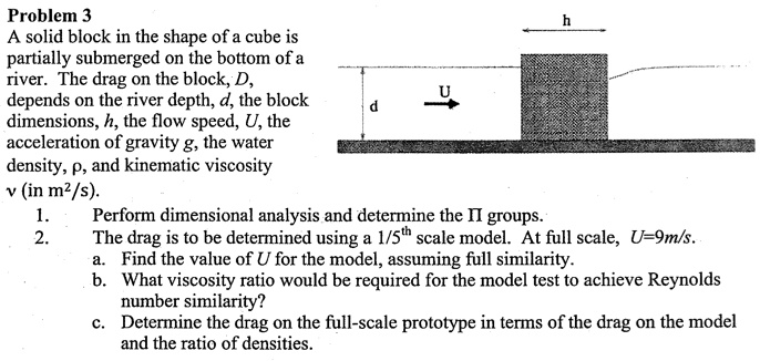 [GET ANSWER] Problem 3 A solid block in the shape of a cube is ...