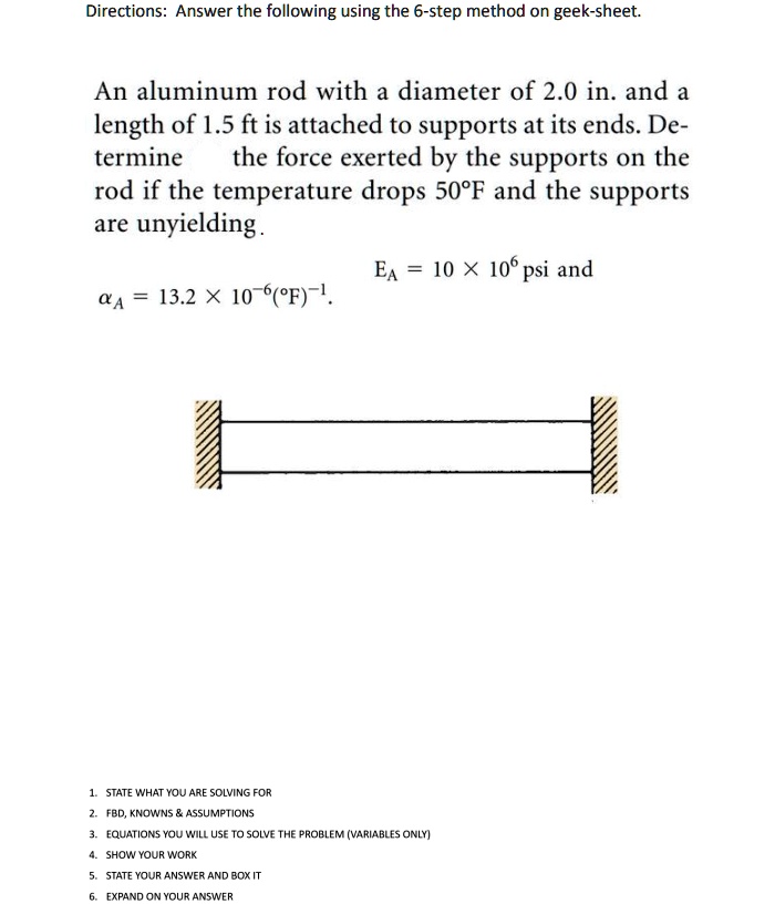 SOLVED: Directions: Answer the following using the 6-step method on ...