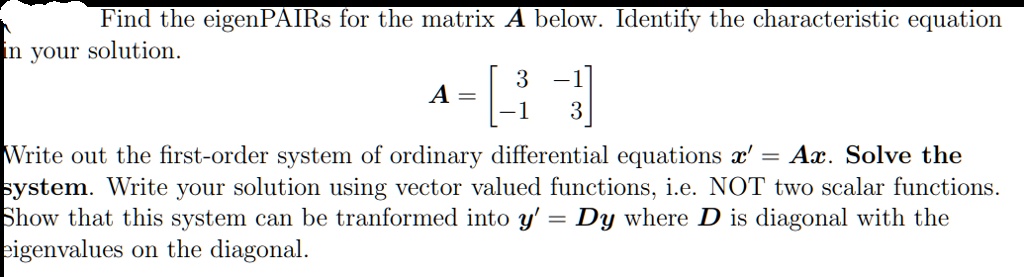 Ordinary Differential Equations Complex Valued Trial