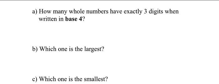 SOLVED: How many whole numbers have exactly 3 digits when written in ...