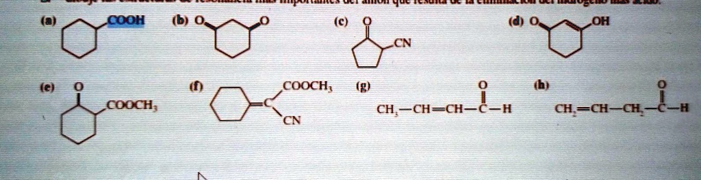 SOLVED: For each molecule shown below (from A to D), indicate the most ...