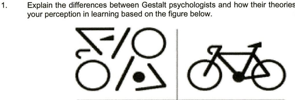 1. Explain the differences between Gestalt psychologists and how their ...