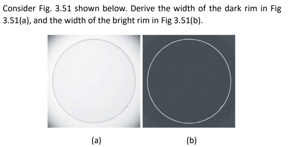 SOLVED: Consider Fig. 3.51 shown below. Derive the width of the dark ...