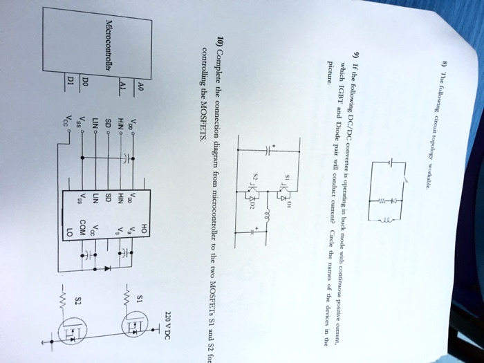 SOLVED: Microcontroller DO AL picture. Controlling the MOSFETs. 8 The following LIN SD 9 HIN ...