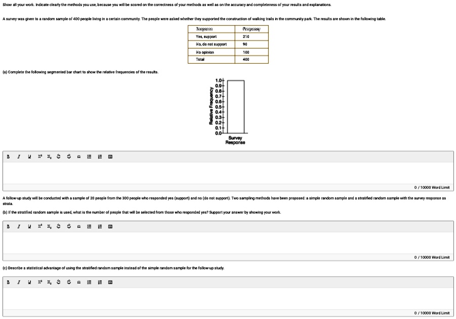 Show all your work. Indicate clearly the methods you use, because you ...