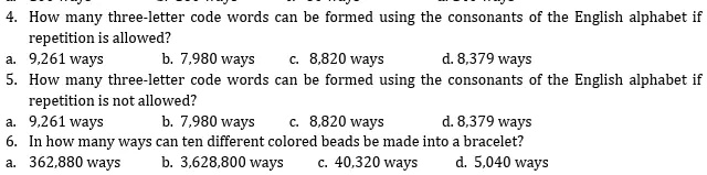 SOLVED: How many three-letter code words can be formed using the consonants of the English ...