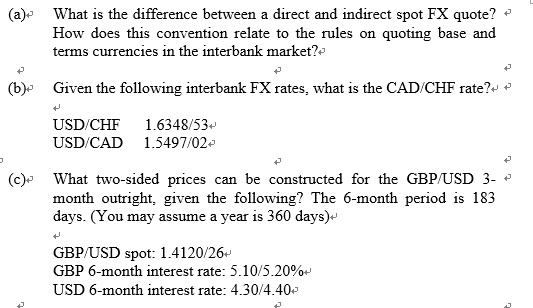 (a) What is the difference between a direct and indirect...