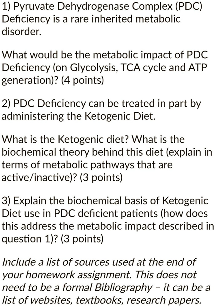1 pyruvate dehydrogenase complex pdc deficiency is a rare inherited ...