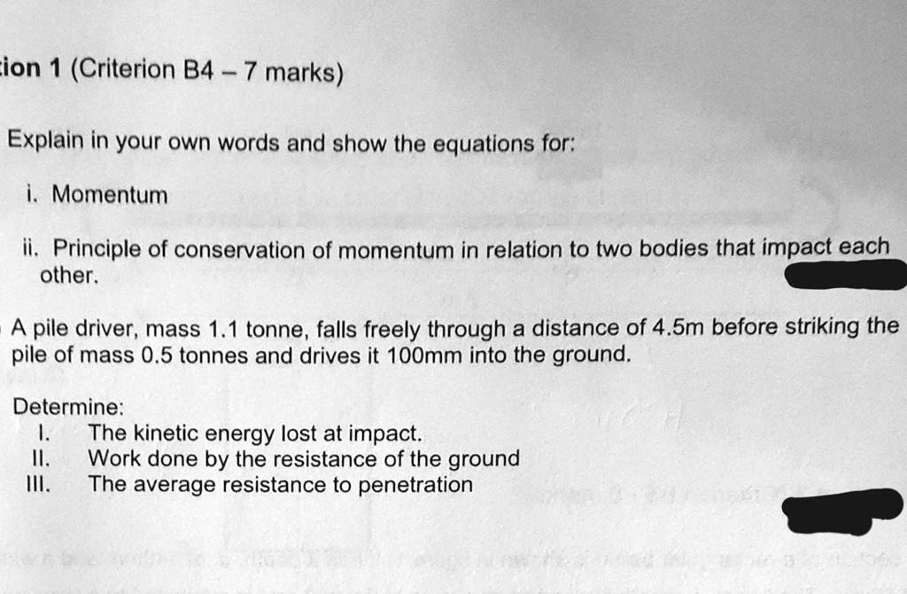 SOLVED: Text: ion1 (Criterion B4-7 marks) Explain in your own words and ...