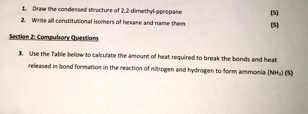 Draw the condensed structure of 22 dimethyl ppropane write...