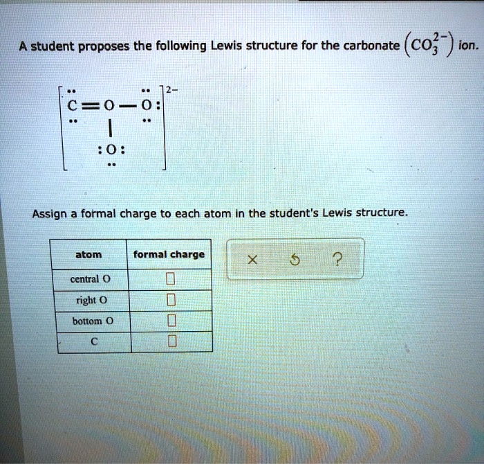 Lewis Structure For Co With Formal Charges