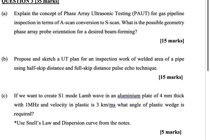 SOLVED: QUEST1ON335 marks (a) Explain the concept of Phase Array ...