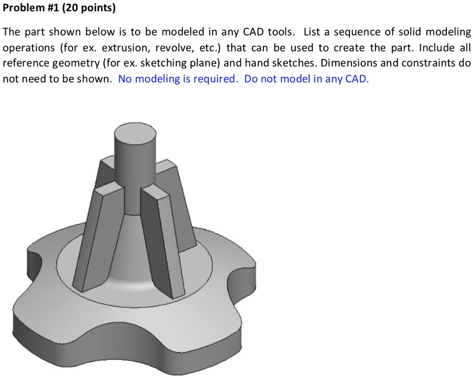 SOLVED: Please list the AutoCad steps to make this model in detail. Ty ...