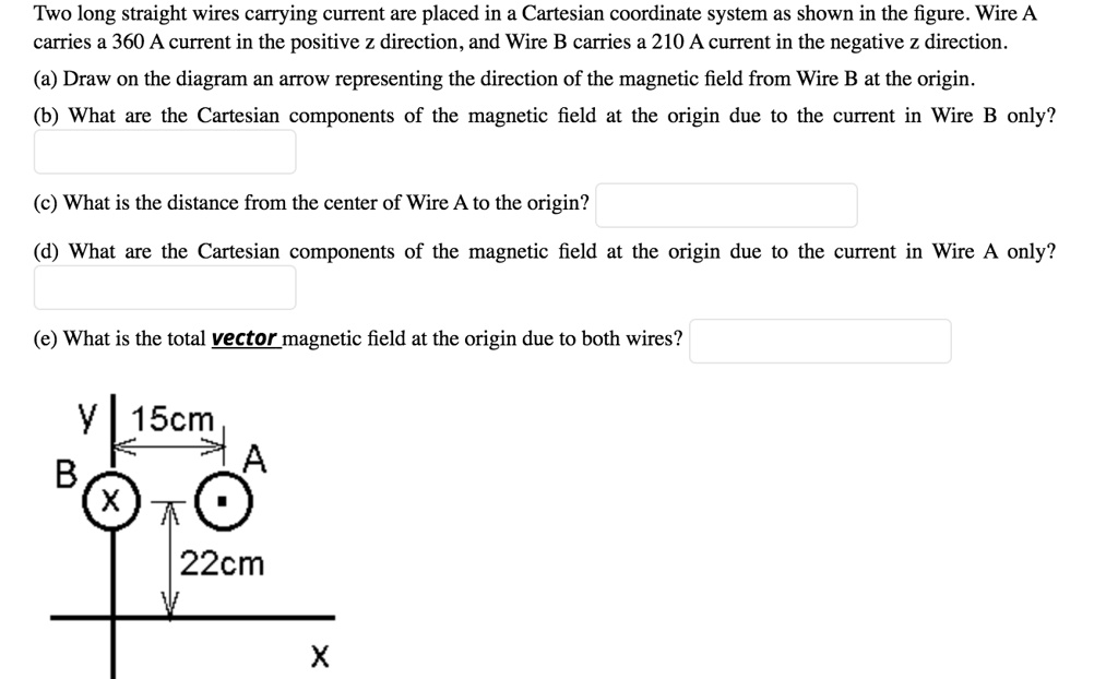 [GET ANSWER] two long straight wires carrying current are placed in a ...
