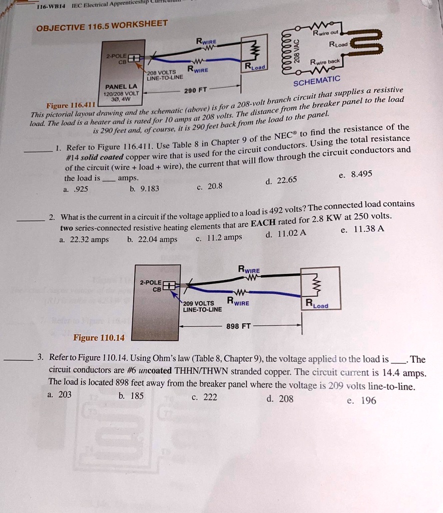 figure 116411 this pictorial layout drawing and the schematic above is for a 208 volt brame load ...