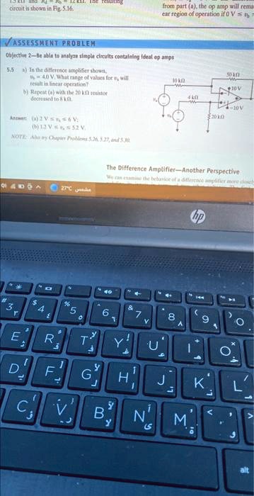 ?ASSESSMENT PROBLEM Objective 2—Be able to analyze simple...