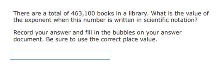 There are a total of 463,100 books in a library. What is the value of ...