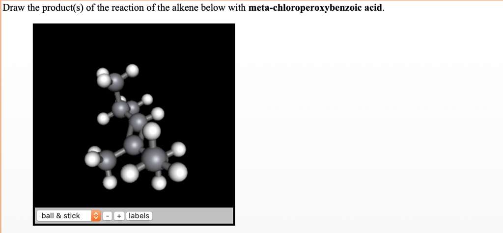 Solved Draw The Product S Of The Reaction Of The Alkene Below With