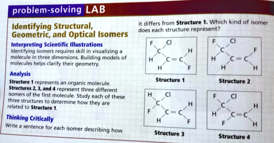 problem solving lab it differs from structure 1 which kind of isomer identifying structural does ...