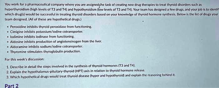 You work for a pharmaceutical company where you are assigned the task ...