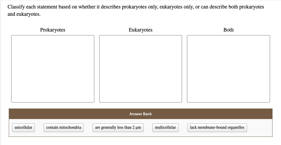 SOLVED: Classify each statement based on whether it describes ...