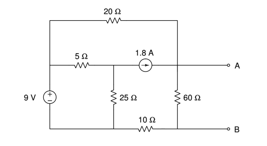 part a draw the thevenin equivalent circuit with respect to terminals a ...