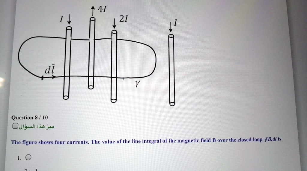 SOLVED: Question 8 10 OJiiJl3; The figure shows four currents. The ...