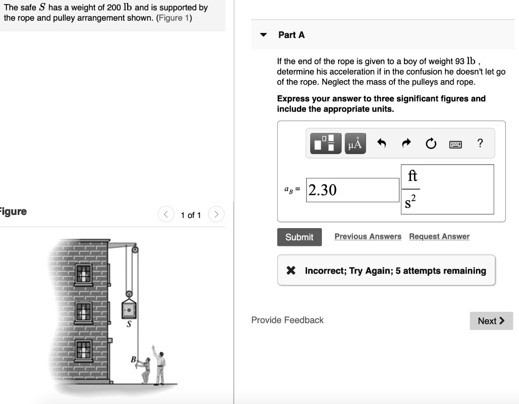 [GET ANSWER] The safe S has a weight of 200 lb and is supported by the ...