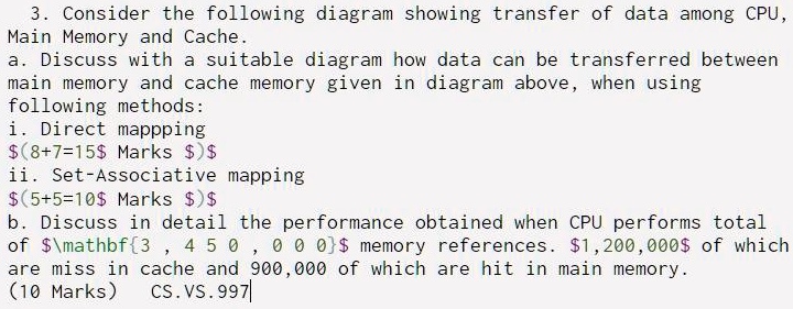 SOLVED: Consider the following diagram showing transfer of data among ...