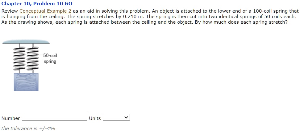 SOLVED: Chapter 10, Problem 10 GO Review Conceptual Example 2 as an aid ...
