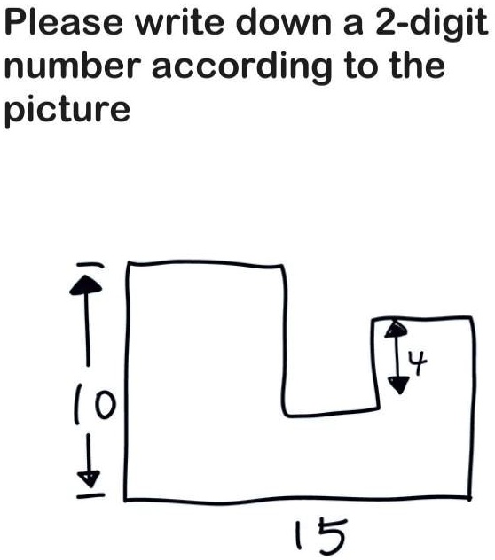 'Answer the question Please write down a 2-digit number according to ... 'Answer the question Please write down a 2-digit number according to ...