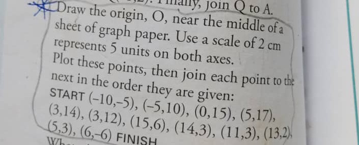 SOLVED: $Draw the origin, O, near the middle of a sheet of graph paper. Use a scale of 2 cm ...