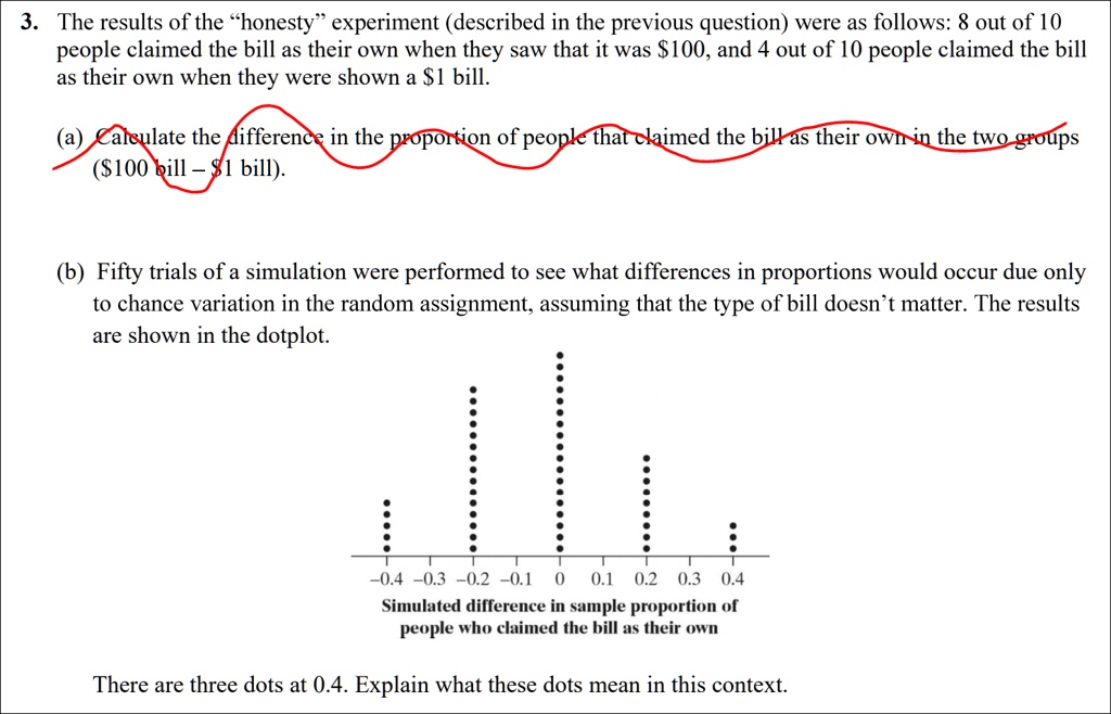 3 the results of the honesty experiment described in the previous ...