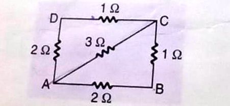 SOLVED: numerical— calculate the equivalent resistance between points A ...