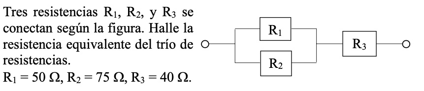 SOLVED:Tres resistencias Rl; R2, y R3 se conectan segun la figura ...