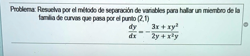 SOLVED: '1. Solve by the method of separation of variables to find a ...